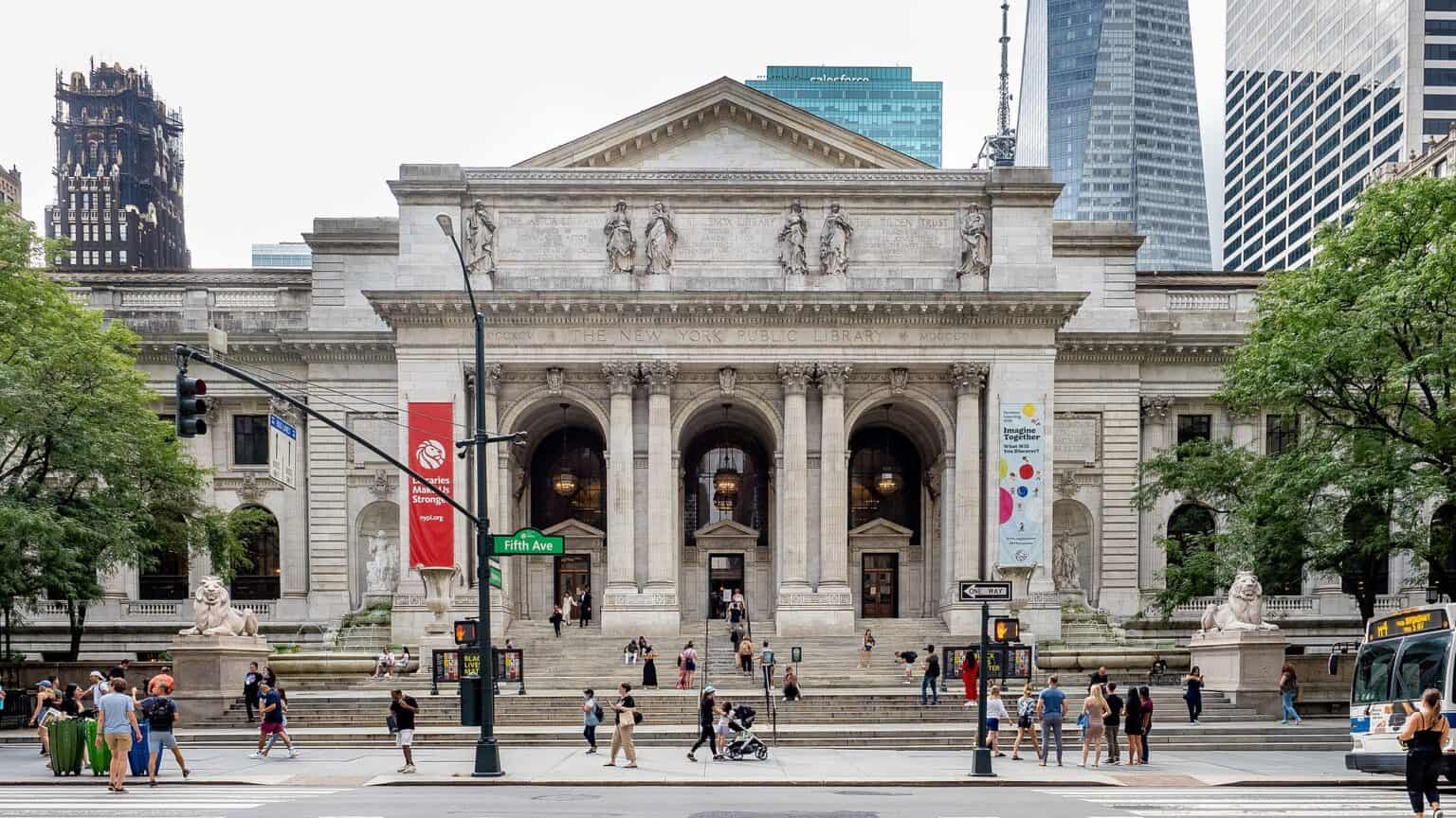New York Public Library Main Branch - NYC-MAP.COM
