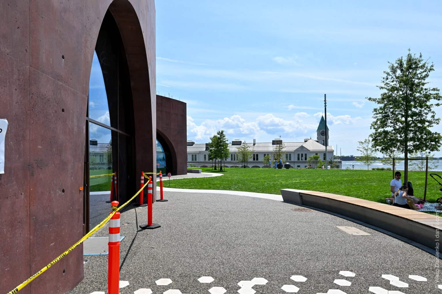 Wagner Park: A New Waterfront Green Space with a View of the Statue of ...