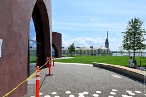 Wagner Park: A New Waterfront Green Space with a View of the Statue of ...
